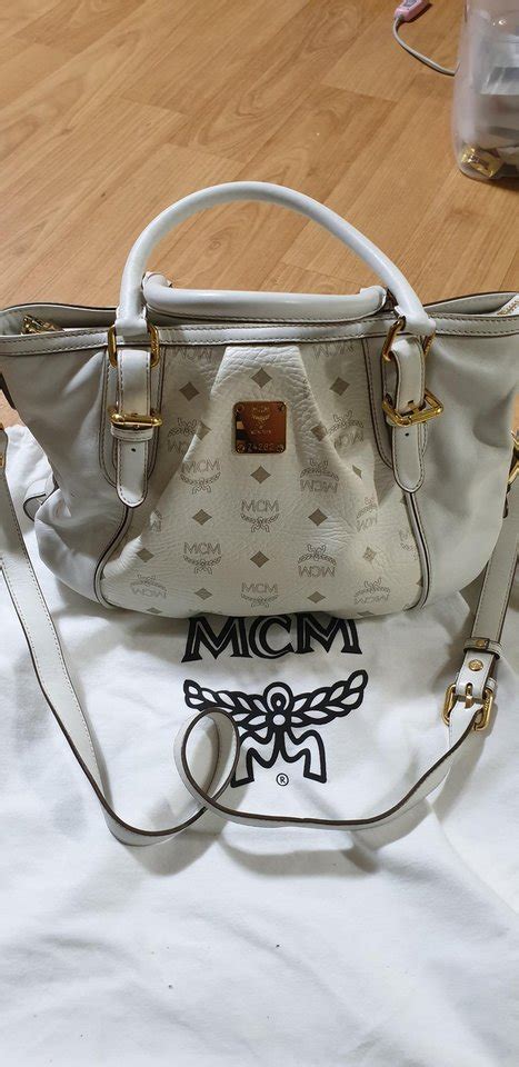 Mcm 투웨이백 토트 크로스 세컨웨어