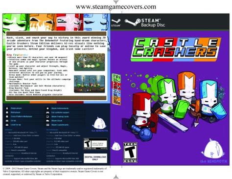 Steam Game Covers Castle Crashers Box Art