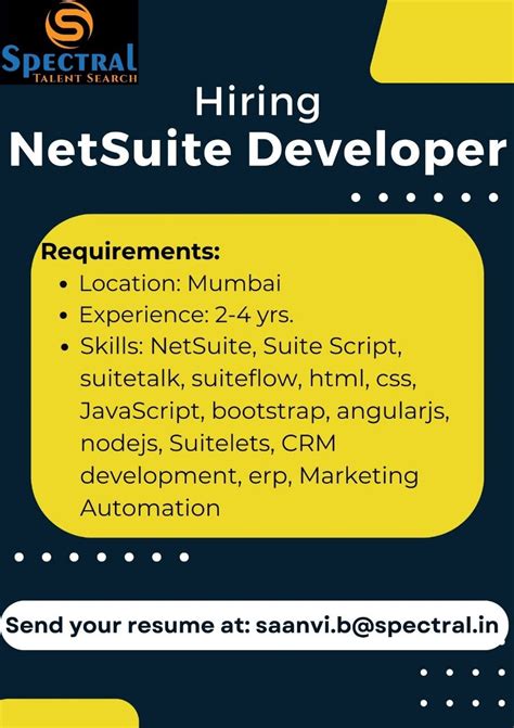 Shivangi Sabharwal On Linkedin Urgentrequirements Netsuitedeveloper Mumbai