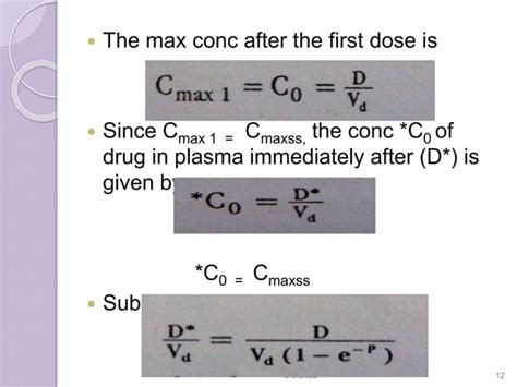 CONCEPT OF LOADING AND MAINTAINANCE DOSE Pptx Pharmaceutical Drugs Medical Health