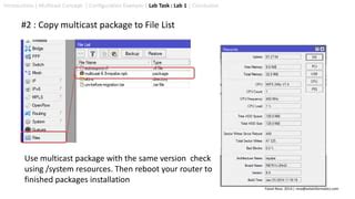 MikroTik Multicast Routing Imxpert Co PPT