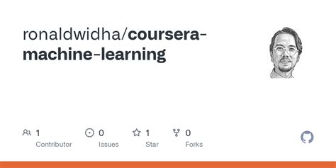GitHub Ronaldwidha Coursera Machine Learning
