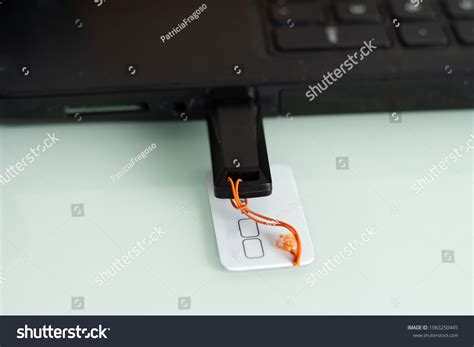 Close Pen Drive Inserted Computer Stock Photo 1983250445 Shutterstock