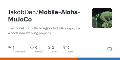 Github Jakobden Mobile Aloha Mujoco The Model From Official Agilex Robotics Repo The Wheels