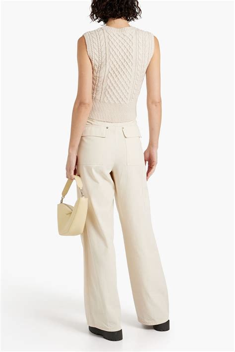 Rag And Bone 케이블 니트 울 코튼 알파카 혼방 베스트 최대 70 세일 The Outnet