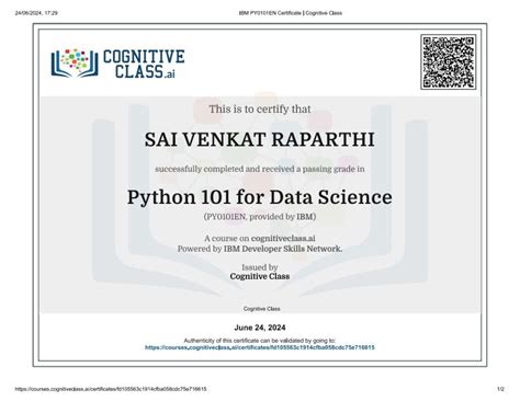 Sai Venkat Raparthi On Linkedin Im Happy To Share That Ive Obtained