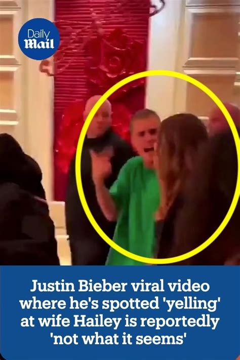 Justin Bieber Viral Video Yelling At Wife Hailey Not What It Seems