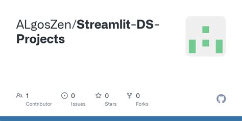 Github Algoszenstreamlit Ds Projects