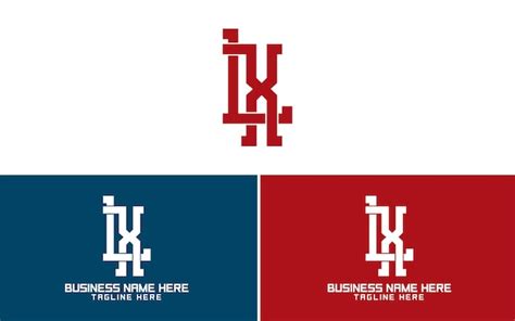 Premium Vector Initial Letter L And X Overlapping Interlock Logo Lx Monogram Logo