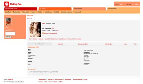 Evolution Of Dating Pro Profile Page Design PG Dating Pro