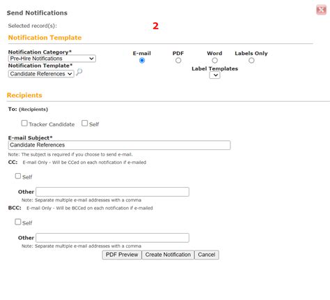 Notification Send Generate Personalized Mail Merged Notifications Using Templates
