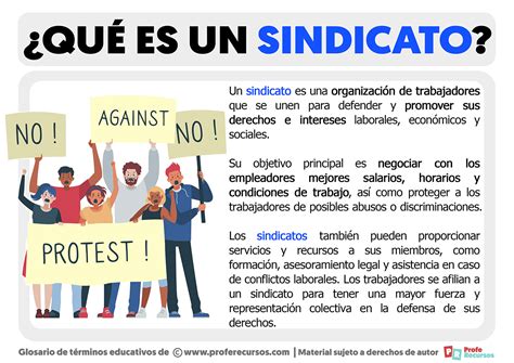 Qué es un Sindicato Definición de Sindicato