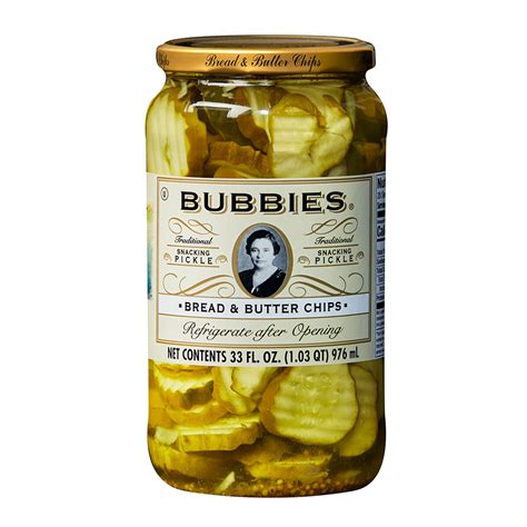 Bubbies Bread And Butter Pickle Chips 935g Nomm Company Limited