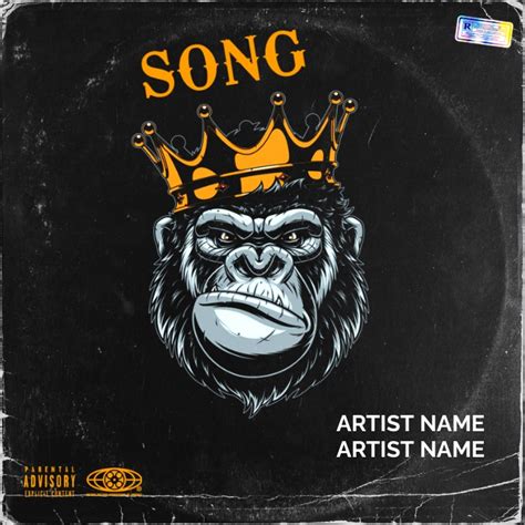 Gorilla Cover Art Template Postermywall