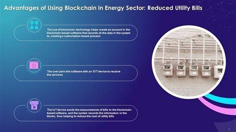 Blockchain Helps To Reduces Utility Bills In Energy Sector Training Ppt Ppt Sample