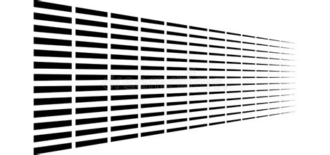 3d segmented dashed lines geometric pattern vanish diminish strips
