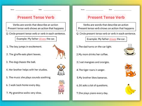 Verb To Be Simple Present Worksheet