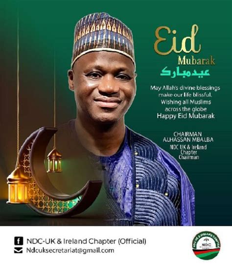 Ndc Uk And Ireland Chapter Wishes Muslims Across The Globe Eid Mubarak