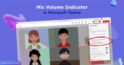Mic Volume Indicator In Microsoft Teams