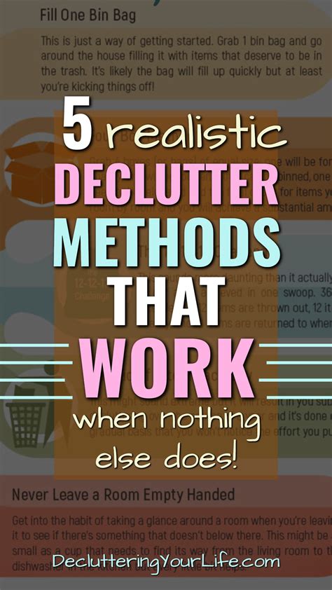 Decluttering Methods That Work When Nothing Else Does Decluttering Your Life