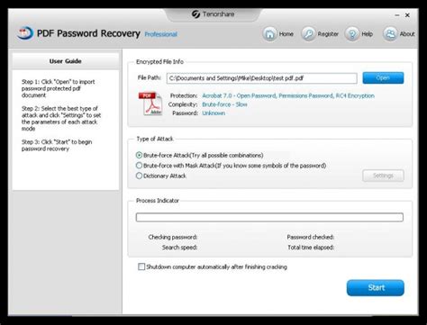 Free PDF Password Recovery Remove Protected Unlock Secured PDF