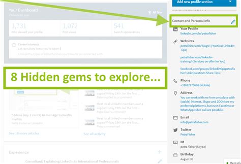8 Hidden Gems On Your LinkedIn Profile Explore Contact Reading 2 Min