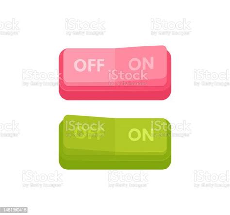 버튼 세트를 켜거나 끕니다 현실적인 토글 스위치를 켜거나 끕니다 제어 전등을 위한 스위치 벡터 그림 3차원 형태에 대한 스톡 벡터 아트 및 기타 이미지 Istock