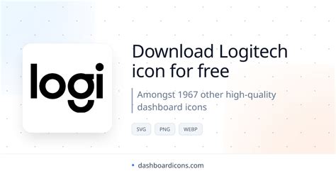 Logitech Icon Dashboard Icons