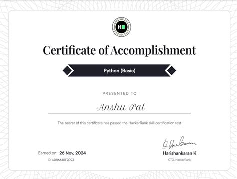 Anshu Pal On Linkedin Python Letsupgrade Coding Certificate