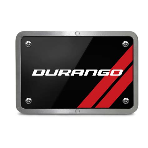 Dodge Durango Uv Graphic Black Billet Aluminum 2 Inch Tow Hitch Cover