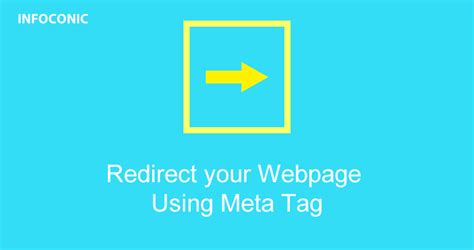 Redirect Website Using Meta Tag Infoconic