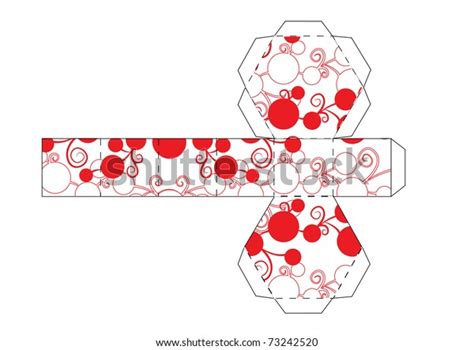 Red Box Template 3 Stock Vector Royalty Free 73242520