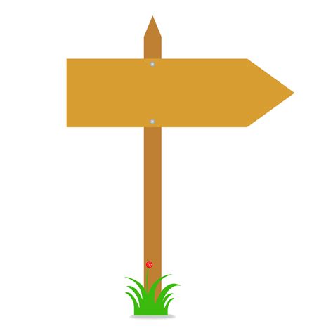 Blank Road Sign Illustration 21906022 Vector Art At Vecteezy