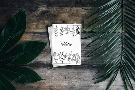 110 وکتور گل و گیاه نقاشی دستی پیکاسور