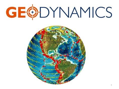 Introduction To Geodynamics Pptx