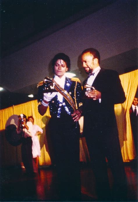 Michael Jackson Attending The Grammy Awards 1984