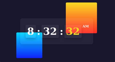 Create Digital Clock Using Html Css And Javascript