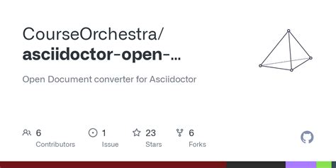 Github Courseorchestraasciidoctor Open Document Open Document