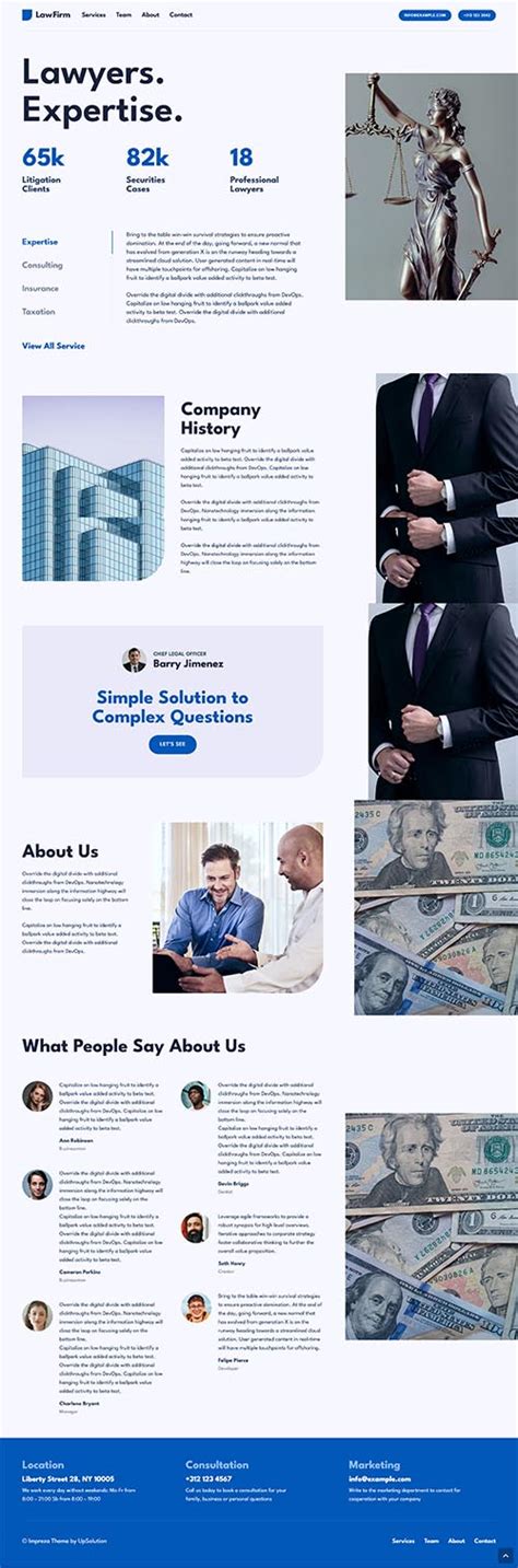 Pre Designed Pages Library — Impreza Wordpress Theme