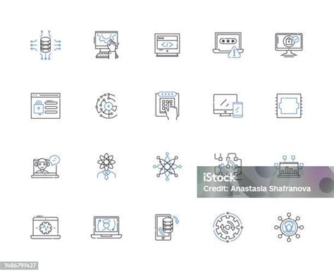 User Interface Line Icons Collection Usability Navigation Design