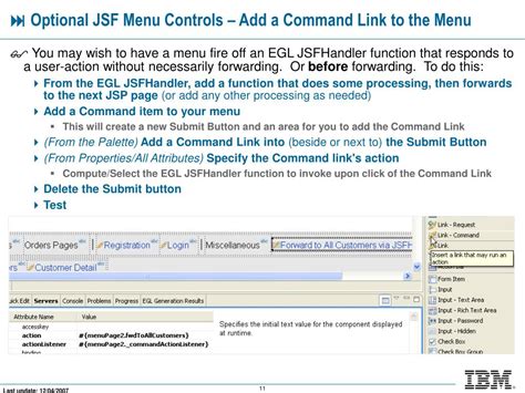 Ppt Jsf Menu Component Powerpoint Presentation Free Download Id4675710