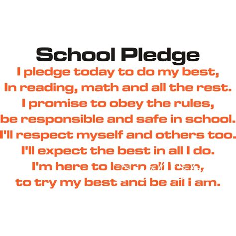 School Pledge Examples 5 Pledges Of Peace In Schools Wbvcjv