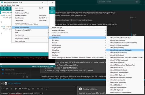 Attiny85 And Latest Ide Ide 2x Arduino Forum