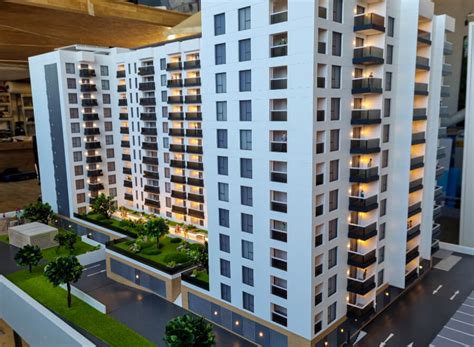 Apartment Building Model Architectural Models