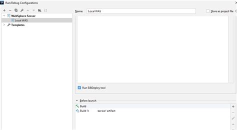 Java An Error While Deploying Ear On Local Websphere In Intellij