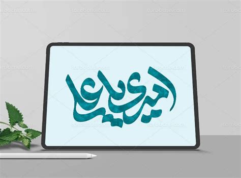 تایپوگرافی امیری یا علی گرافیک با طعم تربچه