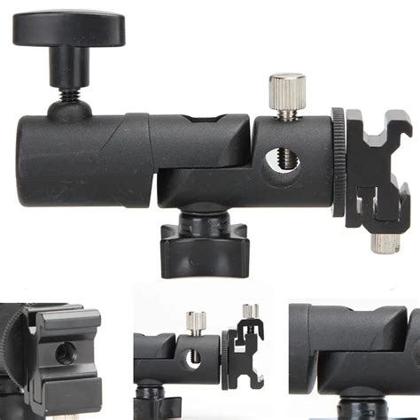 E образный универсальный металлический кронштейн для вспышки подставка Горячий башмак Speedlite