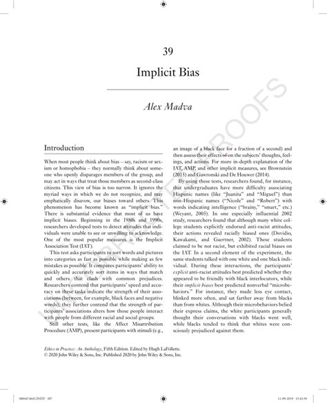 PDF Implicit Bias