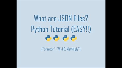 What Are Json Files And How Do We Use Them In Python Python And Json