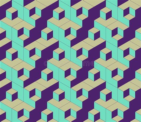 Abstract Seamless Cubes Background Stock Vector Illustration Of Abstract Backdrop 191274269